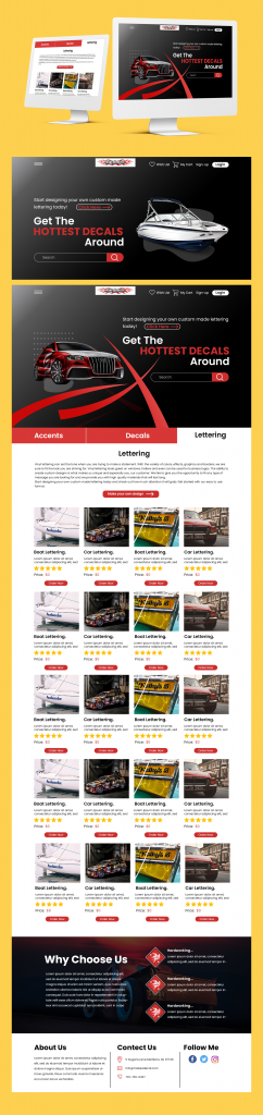 Make A Decal – Website Redesign – ColumbusSoft